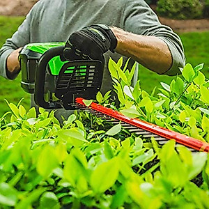 Greenwork Pro HT60B00 60-Volt Max 24-in Dual Cordless Electric Hedge Trimmer (Bare Tool Only, Battery and Charger Not Included)