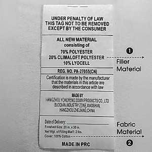 HOMELAB 2 Pack King Pillows for Sleeping - 100% Breathable Cotton Case, Soft Plush Down Alternative Filler, Medium to Soft Neck Support for Side Back and Stomach Sleepers, 20x36