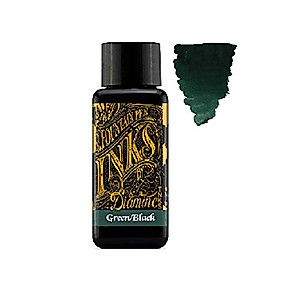 Diamine - 30ml Fountain Pen Primary Colour Ink - 3 Pack - Oxblood & Oxford Blue & Green Black