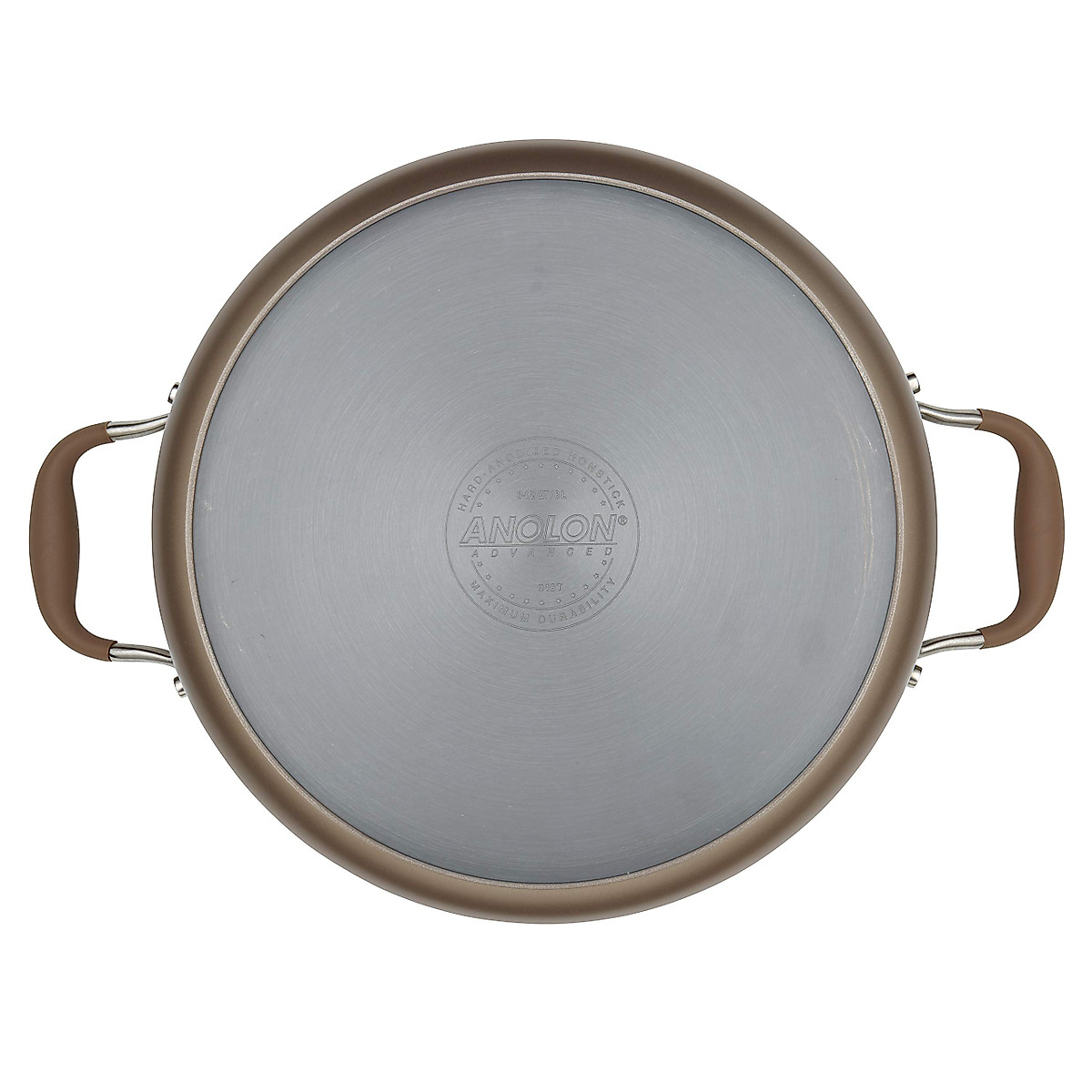 Anolon Advanced Umber Dutch Oven with Steamer Insert and Lid, 3 Piece, Light Brown