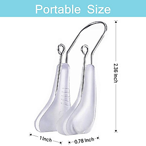 AMIJEAL Nose Shaper Clip Pain-Free Nose Bridge Straightener Corrector Soft Silicone Nose Slimmer Rhinoplasty Device Nose Up Lifting Clip Beauty Tools