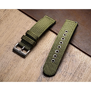 torbollo Men's Watch Bands,Quick Release 22mm Nylon Watch Strap, Soft Replacement Wrap Compatible with Smart Watch or Traditional Watch