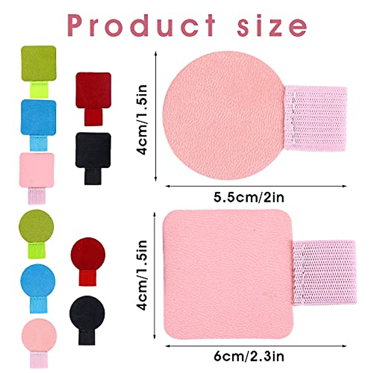 Teaaha 10Pcs Notebook Pen Holder Planner Pen Holder For Notebook Adhesive Pen Loop Holder Elastic Pencil Pen Holder Loop Designed For Notebooks Journals Calendars Pen Loops With 10 Colors