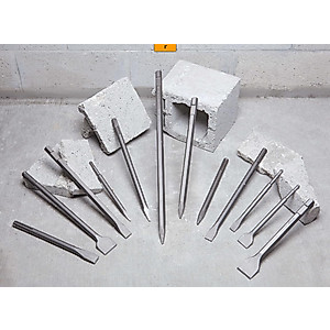 DEWALT SDSMAXSET SDS Max Pointed/Flat Set Steels (4-Piece)