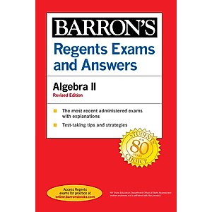 Regents Exams and Answers: Algebra II Revised Edition (Barron's New York Regents)