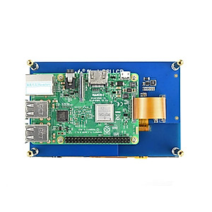 Waveshare 5 Inch Touch Screen for Raspberry Pi DSI LCD Screen Monitor 800×480 Display for Raspberry Pi 4B 3B+ 3A+ 3B 2B B+ A+ CM3/3+ Compatible with Raspbian Ubuntu Kali WIN10 IoT RetroPie