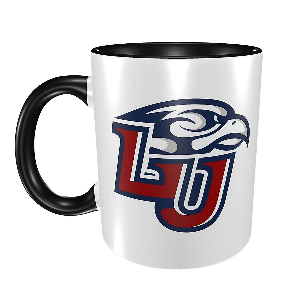 FASEDATE Liberty University-Logo Large Ceramic Coffee Mug, Big Tea Cup For Office And Home,Reusable Cup For Coffee Or Tea | On-The-Go | Portable., One Size