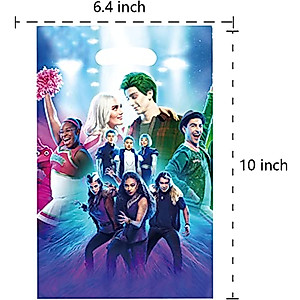 RATHIRA 40 pcs Zombies 3 movies Plastic Gift Bags Birthday Party Supplies Zombies Candy Bags Baby Shower Party Supplies Gift Bags