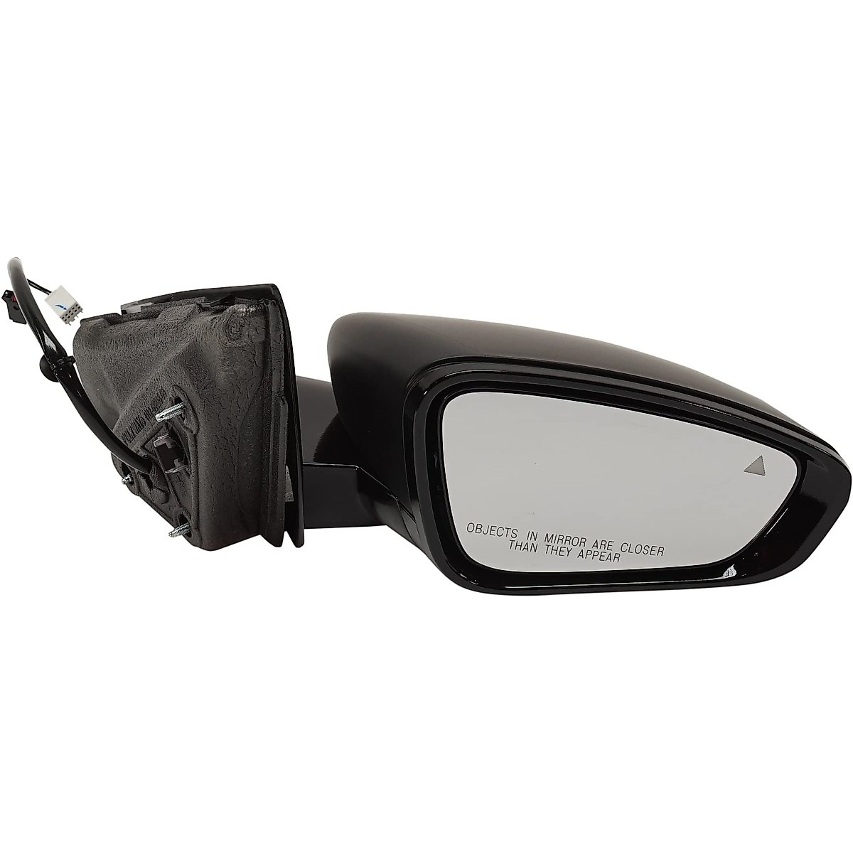 Kool Vue Driver & Passenger Side Power Heated Mirrors for Chrysler 200 2015-2017 With Blind Spot Monitor; Without Signal Light, Memory, Puddle Lamp & Auto-Dimming Paintable