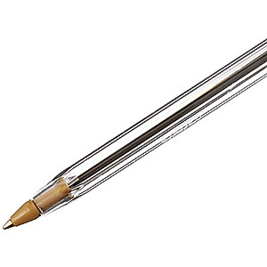 Bic Cristal Stic Medium Ball Pen, Black 10 ea (Pack of 2)
