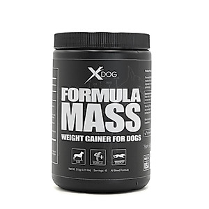 MVP K9 Formula Mass Weight Gainer for Dogs - Helps Promote Healthy Weight Gain, Size and Muscle in Dogs - Great for Skinny, Underweight, Picky Eaters. All Breed Formula, Made in USA (90 Servings)