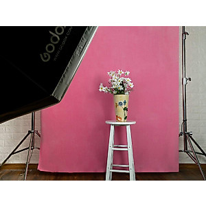 Kate 6ft×9ft Solid Pink Backdrop Portrait Background for Photography Studio