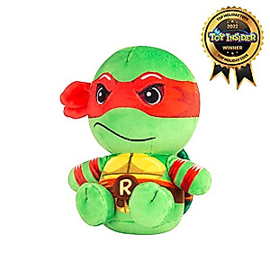 Club Mocchi-Mocchi- Teenage Mutant Ninja Turtles Plush — TMNT Raphael Plushie — Officially Licensed Collectible Squishy Turtle Plushies — 6 Inch