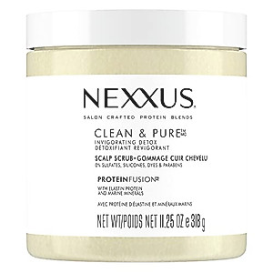Nexxus Sulfate-Free Scalp Scrub Hair Treatment Exfoliating and Nourishing Detox Hair Care 11.25 oz