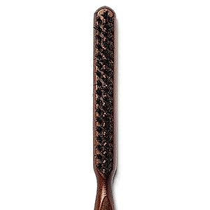 GranNaturals Boar & Nylon Bristle Teasing Brush -Teasing Comb with Rat Tail Pick for Hair Sectioning for Edge Control, Backcombing, Smoothing, and Styling Thin & Fine Hair to Create Volume