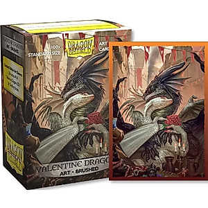 Dragon Shield Sleeves – Valentine Dragons 100 CT - MGT Card Sleeves are Smooth & Tough - Compatible with Pokemon, Yugioh, & Magic The Gathering Card Sleeves
