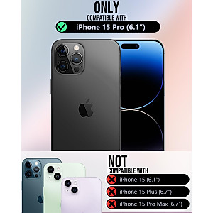 OCASE Compatible with iPhone 15 Pro Wallet Case, PU Leather Flip Folio Case with Card Holders RFID Blocking Kickstand [Shockproof TPU Inner Shell] Phone Cover 6.1 Inch 2023, Retro Brown