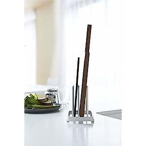 Yamazaki Home Plate Cutting Board Stand – Kitchen Storage Rack Holder Organizer
