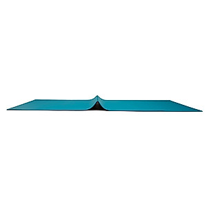 Koru Fold & Roll Yoga Mat (Teal/Navy Blue)