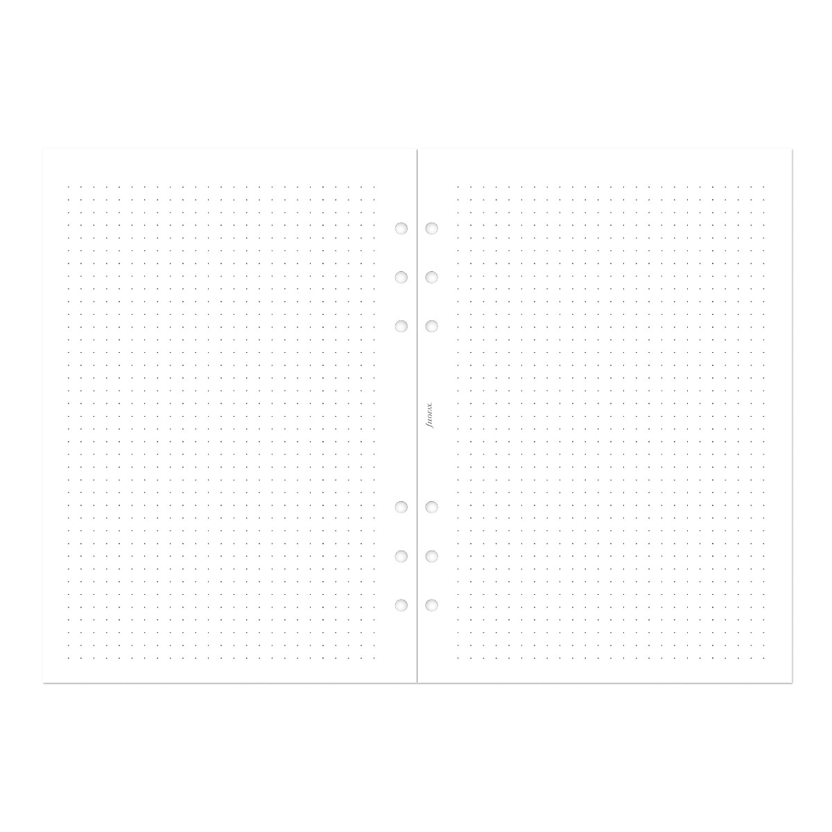 Filofax Calendar Diary Refill, A5 Size, Week-to-View with Appointments, Minimal Diary Pack, Vertical, White Paper, Multilingual: Five Languages, 2024 (C68593-24)