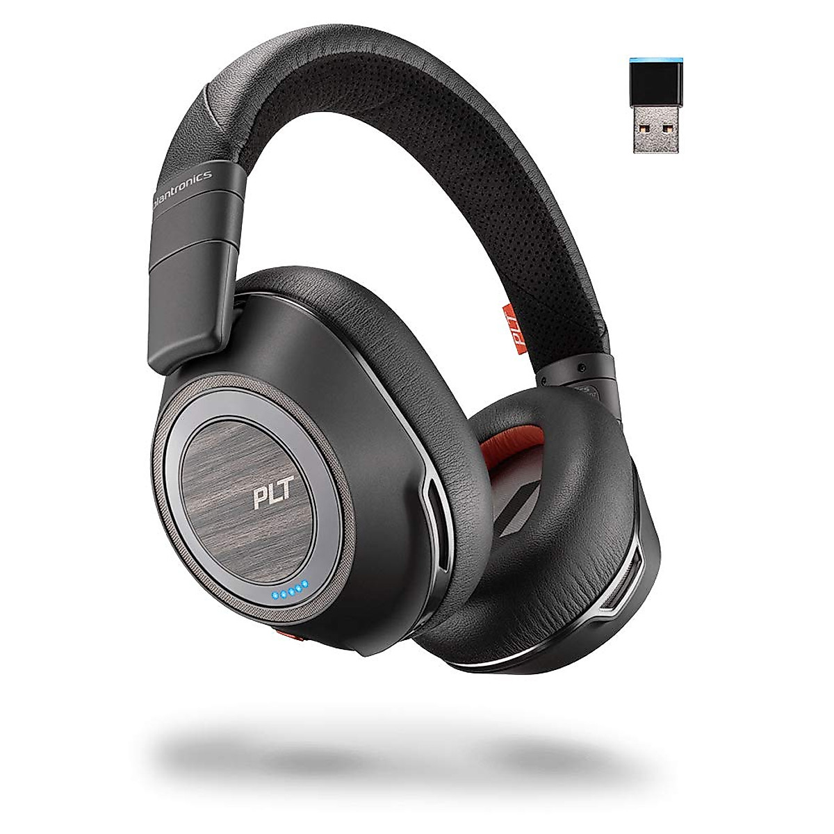 Plantronics - Voyager 8200 UC (Poly) - Bluetooth Dual-Ear (Stereo) Headset - USB-A Compatible to connect to your PC and Mac - Works with Teams, Zoom & more - Dual-Mode Active Noise Canceling