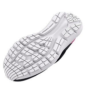 Under Armour Girl's Little Kid Surge 3 Alternate Closure, (001) Black/Flamingo/Flamingo, 2