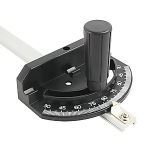 O'SKOOL Replacement Miter Gauge fits DeWalt table saws DWE 7490X Type 1 and Type 2, 7491RS Type 1 and Type 2, 7499GD Type 1and Type 2