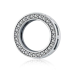 MEETCCY Fashion Jewelry 925 Sterling Silver Reflexions Bracelet for Women Mesh Bracelet Clip Beads & Safe Chain.Birthday for Friends Mothers Wife and Daughters