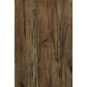 Signature Design by Ashley Moriville Casual Rustic Upholstered Dining Bench, Grey & Brown