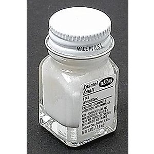 Testor's 1145TT 1/4 Oz White Gloss Enamel Hobby Paint
