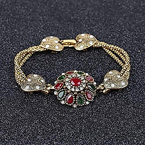 egztika Turkey Jewelry Bohemian Gold Color Bangle Bracelets for Women