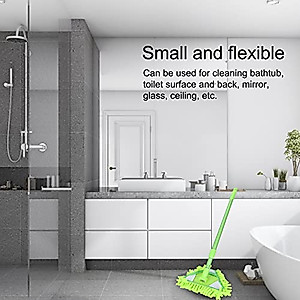 Extendable Mop 180 Degree Rotatable Triangular Cleaning Mop - Floor Cleaner, Glass Cleaner, and Versatile Cleaning Tool for Home, Wall, Ceiling, and Floors