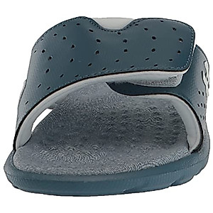 Under Armour Women's Ignite Pro Graphic Slide, (400) Static Blue/Static Blue/Gray Mist, 8, US