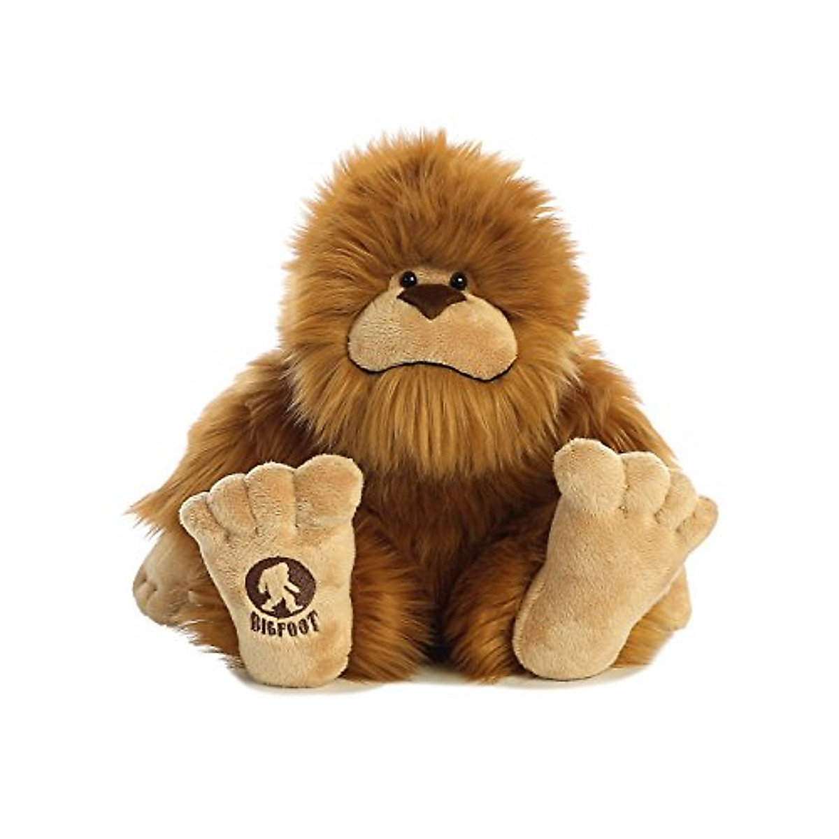 Aurora® Mysterious Fantasy Big Foot Stuffed Animal - Mythical Companion - Imaginative Adventures - Brown 12.5 Inches