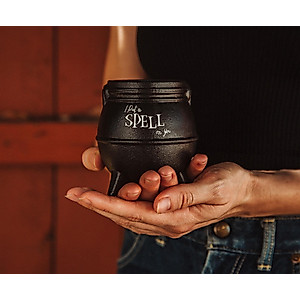 Disney Hocus Pocus "I Put A Spell On You" Ceramic Cauldron Candle | Lemongrass Fragrance With 30-Hour Burn Time