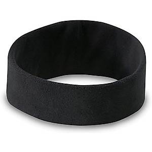 AcousticSheep SleepPhones Wireless | Bluetooth Headphones for Sleep, Travel, and More | The Original and Most Comfortable Headphones for Sleeping | Midnight Black - Fleece Fabric (Size M)