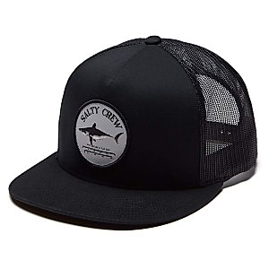 Salty Crew Bruce Trucker Hat Black OS - Baseball Hat Unisex Adjustable for Adults Premium Cotton Hat Outdoor Sports for Men and Women