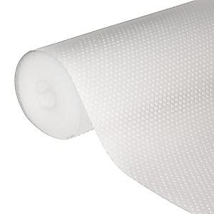 Stockroom Plus Clear Plastic Shelf Liner, Non-Adhesive Roll for Kitchen, Fridge, Pantry, Drawers (12 in x 20 Ft)