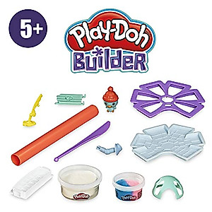 Play-Doh Builder Igloo Mini Animal Building Kit for Kids 5 Years and Up with 2 Cans, Non-Toxic - Easy to Build DIY Craft Set