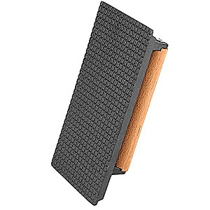 HEIHAK 2 Pack 8 x 4 Inch Cast Iron Grill Press, Flat Heavy Weight Chef Press Bacon Griddle Press with Wooden Handle, Steak Weights for Grill Burgers Bacon Bread Pie Meat