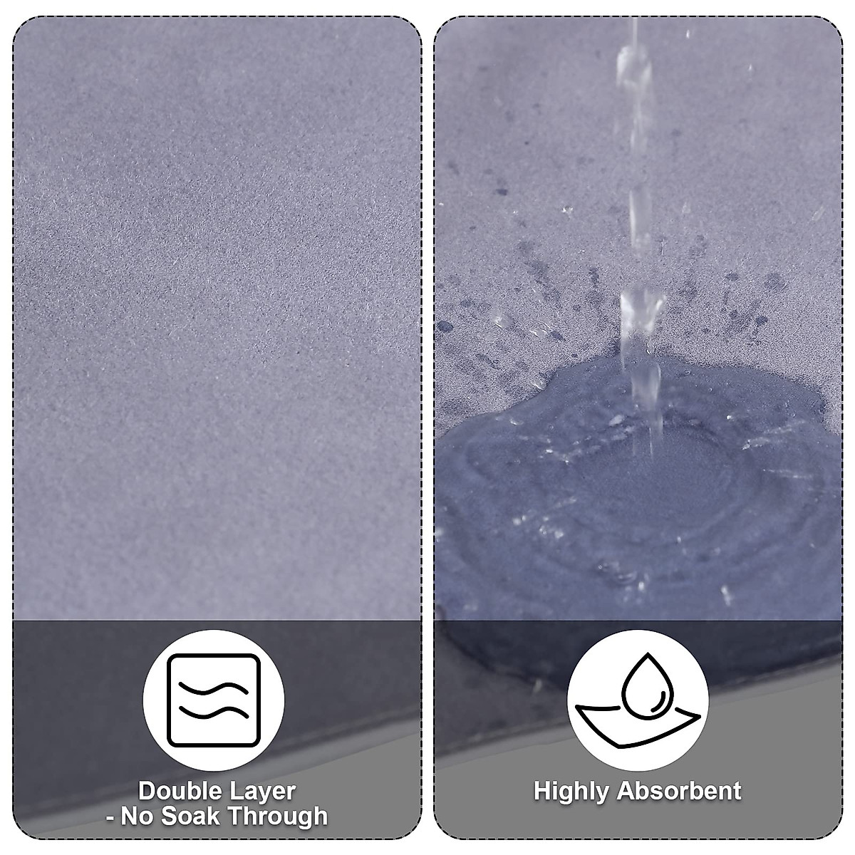 5 Pack Adult Drool Bandana Bibs Soft Large Absorbent Bibs for Special Needs Waterproof, Kids, Men Women (Simple Pattern)