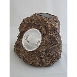 Solar Rock Light 3 Led Tall Spotlight for Home and Garden(set of 4)