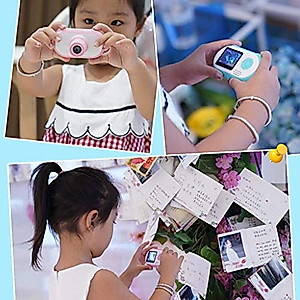 LKYBOA Kids Camera Children Digital Cameras for Boys Birthday Toy Gifts 3-10 Year Old Kid Action Camera Toddler Video Recorder (Color : Blue)