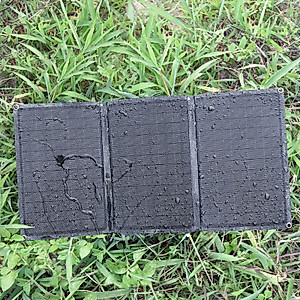 Soshine USB Solar Panel - Portable Solar Charger 20W with USB QC3.0 Port Waterproof Foldable Solar Charger for Outdoor Camping iPhone,iPad,Camera