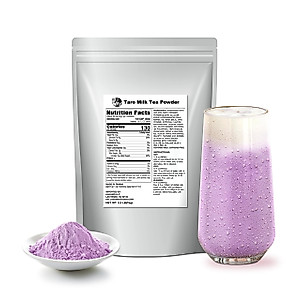 Taro Milk Tea 2.2 Lb (1 Count), Powdered Instant Milk Tea Drink Mix, Serve Hot or Cold, Makes Blended Frappe Drinks
