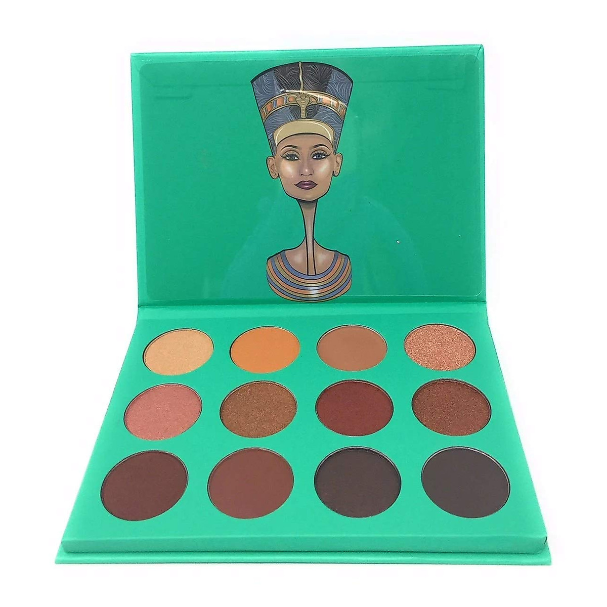 Juvia's Place Golds, Coppers, Browns and Nudes Eyeshadow Palette - Professional Eye Makeup, Pigmented Eyeshadow Palette, Makeup Palette for Eye Color & Shine, Pressed Eyeshadow Cosmetics, Shades of 12