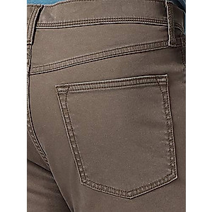 Wrangler Authentics mens Straight Fit Twill Pant , Major Brown , 34W x 32L