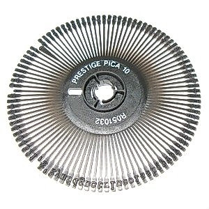 Swintec Typewriter Model 8012 Prestige Pica Printwheel (10 Pitch) by Around The Office