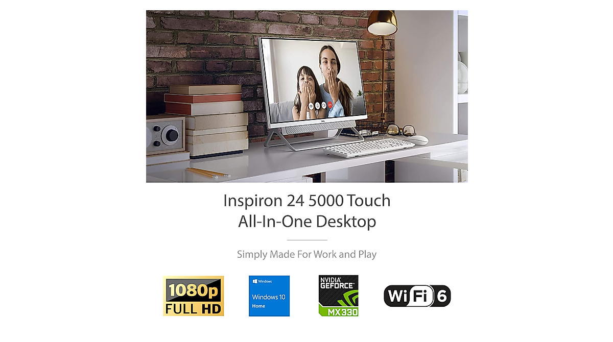 DELL Inspiron 24 5000 All-in-One Desktop - i7, 16GB RAM