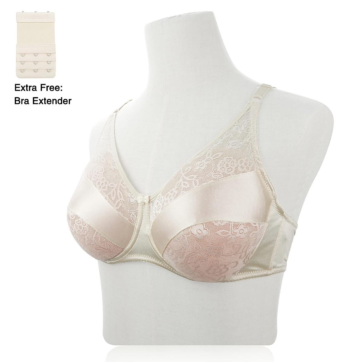 NORFULL MaxTara Special Pocket Bra for Silicone Breastforms Post Surgery Mastectomy Crossdress Beige Bra Size 38/85